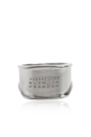 MAISON MARGIELA Signet Ring With Engraved Logo