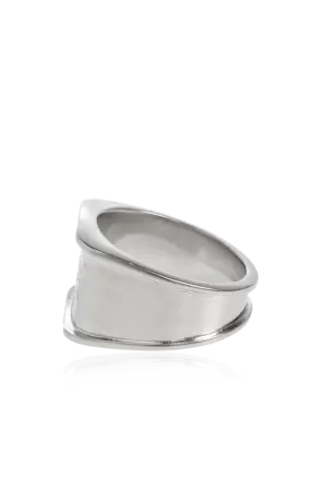 MAISON MARGIELA Signet Ring With Engraved Logo