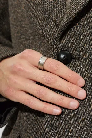 MAISON MARGIELA Engraved Logo Ring