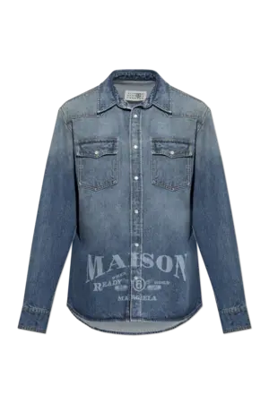 MAISON MARGIELA Denim Shirt - Blue