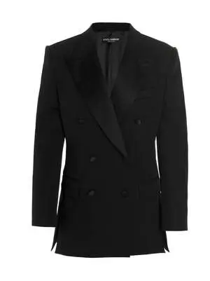 Dolce & Gabbana Padded Shoulders Double-breasted Blazer Jacket