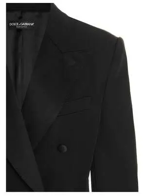 Dolce & Gabbana Padded Shoulders Double-breasted Blazer Jacket