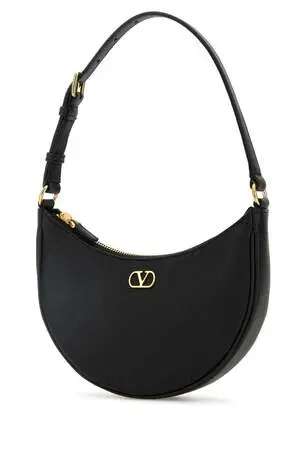 Valentino Garavani Leather Mini Vlogo Shoulder Bag - Black