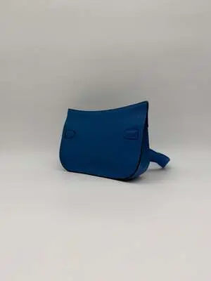 Hermès Jypsiere Evercolor Palladium Hardware Bag - Blue