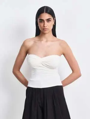 NINETY PERCENT Lilly Twist Front Bandeau In Micromodal