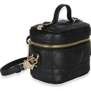 Dior Micro Lady Vanity Case In Lambskin