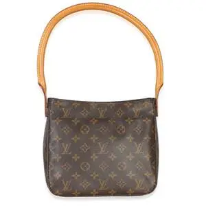 LOUIS VUITTON Monogram Canvas Looping Mm Shoulder Bag - Brown