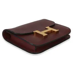 Hermès Constance Slim Wallet - Red
