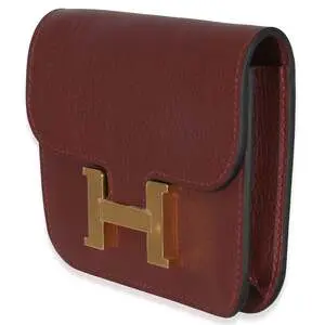Hermès Constance Slim Wallet - Red