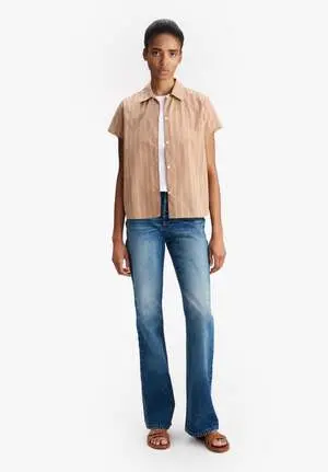 A.p.c. Striped Short-sleeved Shirt