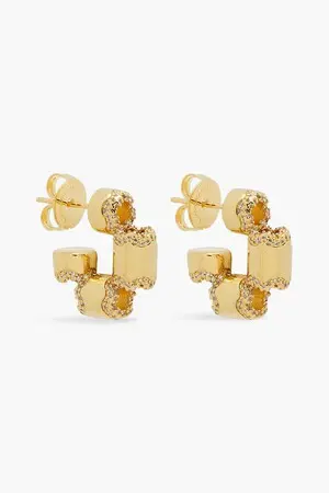 Zimmermann Tone Crystal Hoop Earrings