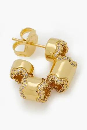 Zimmermann Tone Crystal Hoop Earrings