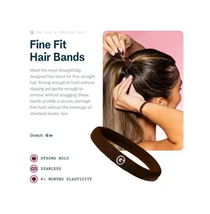 GIMME BEAUTY Fine Hair Elastic Bands