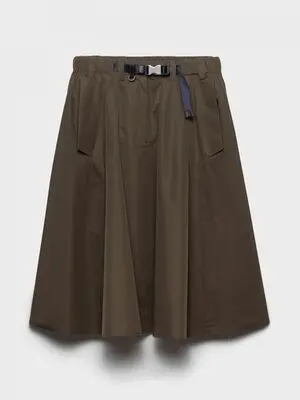 Prada Fall/winter 2026/2027 Belted Skirt - Green