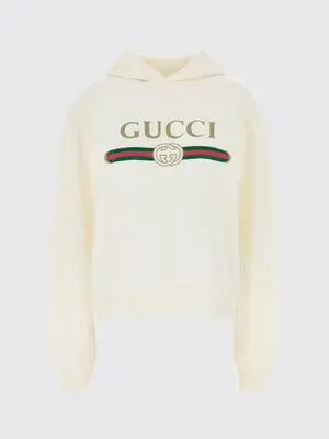 Gucci Cotton Blend Sweatshirt With Logo Detail