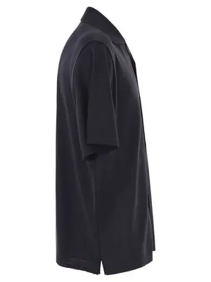 Herno Cotton Jersey Shirt With Chest Pocket