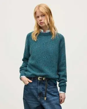 Johnstons Of Elgin Fyfe Bue Cashmere Jumper