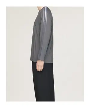 Y3 Oversized Gradient Stripes Long Sleeve T-shirt
