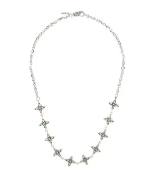 Emanuele Bicocchi Stella Ventis Crystal Necklace - Gray
