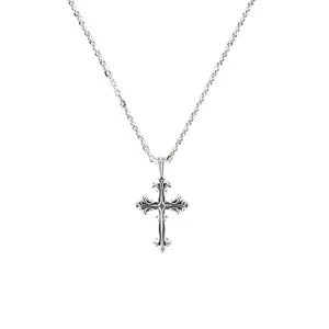 Emanuele Bicocchi Cross Pendant - Silver