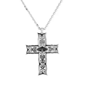 Emanuele Bicocchi Reissue Notre-dame Large Cross Necklace