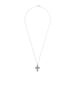 Emanuele Bicocchi Reissue Notre-dame Cross Necklace - Silver