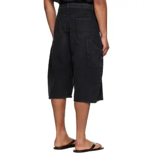 Sacai Belted Barrel-leg Shorts