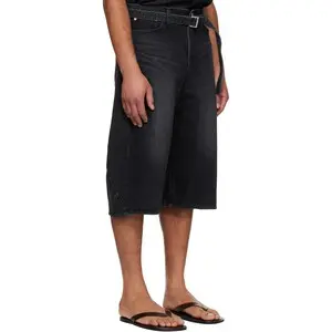 Sacai Belted Barrel-leg Shorts
