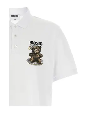 Moschino Printed Press Polo Shirt