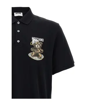 Moschino Printed Press Polo Shirt