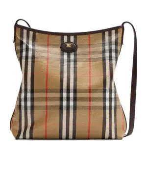 Burberry Highlands Check-pattern Zipped Tote Bag