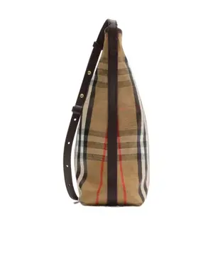 Burberry Highlands Check-pattern Zipped Tote Bag