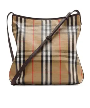 Burberry Highlands Check-pattern Zipped Tote Bag