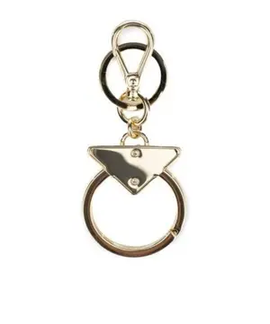 Prada Logo Keychain
