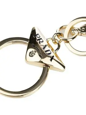 Prada Logo Keychain