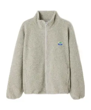 American Vintage Fleece Zip-up Jacket - Gray