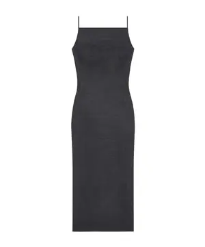 Givenchy Sliced Midi Dress In Wool