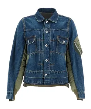 Sacai Panelled Denim Jacket