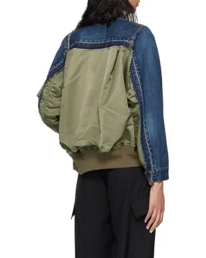 Sacai Panelled Denim Jacket