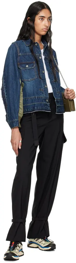 Sacai Panelled Denim Jacket