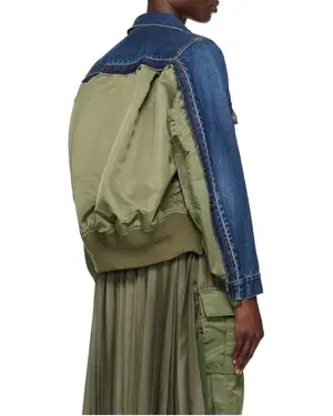 Sacai Panelled Denim Jacket