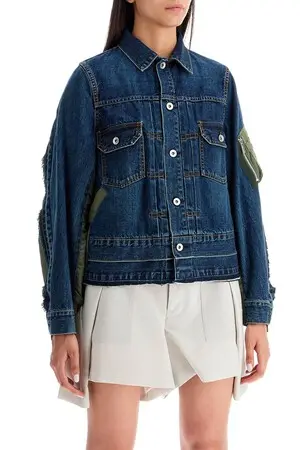 Sacai Panelled Denim Jacket