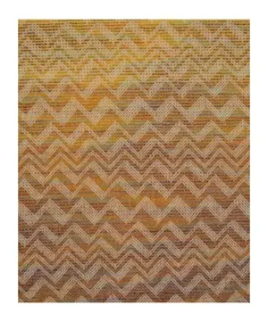 Missoni Zig-zag Striped Fringed Throw