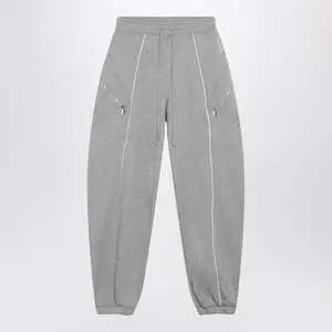 Attico Cotton Jersey Jogger Pants - Gray