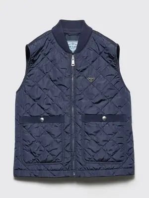 Prada Quilted Waistcoat - Blue