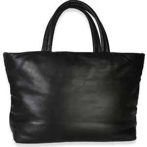 Saint Laurent Puffy Nappa Logo Tote