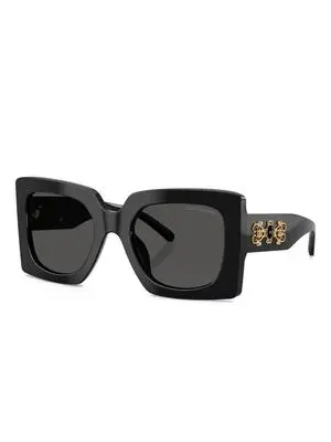 Dolce & Gabbana Embellished Square-frame Sunglasses - Black