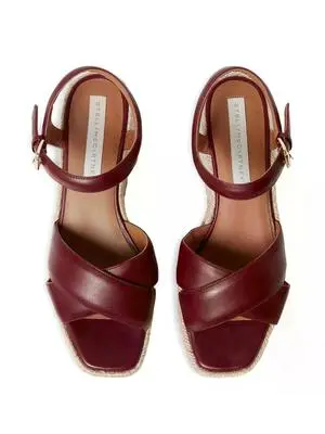 Stella McCartney Elyse Crossover-strap Platform Sandals