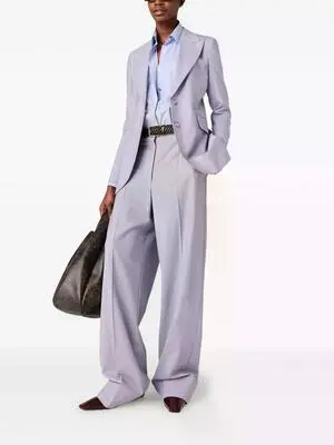 Stella McCartney Belt-loops Trousers - Purple