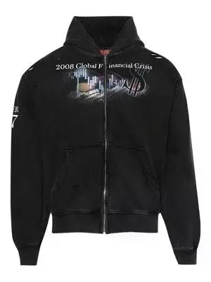 PRAYING Destroyed Financial Crisis Hoodie